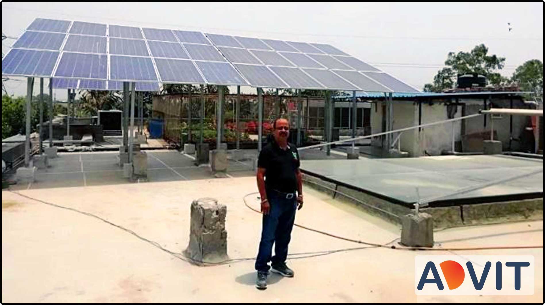 Rooftop Solar Panel Installation Company in Delhi - Advit Ventures